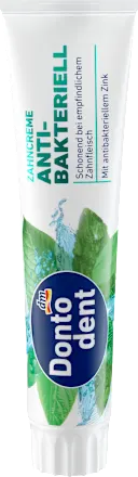 Dontodent
Antibakterijska pasta za zube, sa aromom nane i bilja, 125 ml