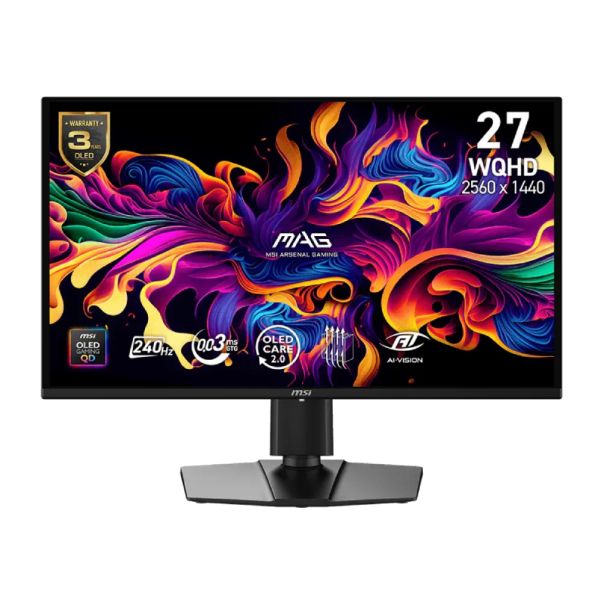 MSI 27 inča MAG 274QP QD-OLED X24 2560x1440 240Hz AdaptiveSync Premium gaming monitor