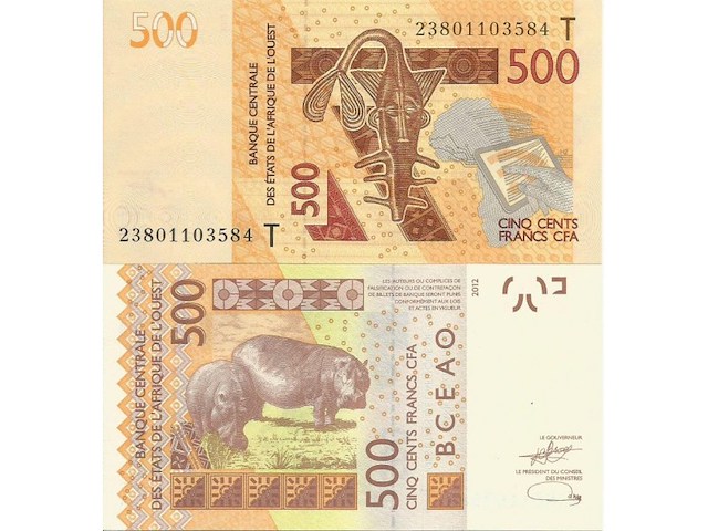 TOGO (W.A.S.) 500 francs 2023. UNC T