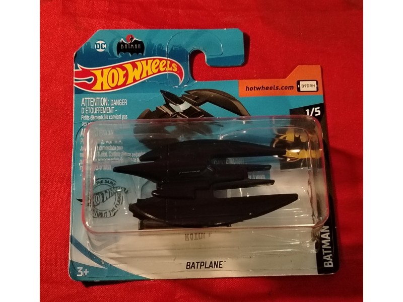 Hot Wheels metalni automobil Batplane iz serije Batman