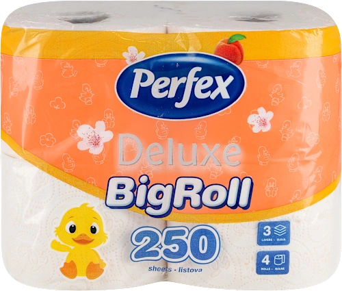 Perfex
Deluxe Peach toalet papir 3-slojni, 4 kom