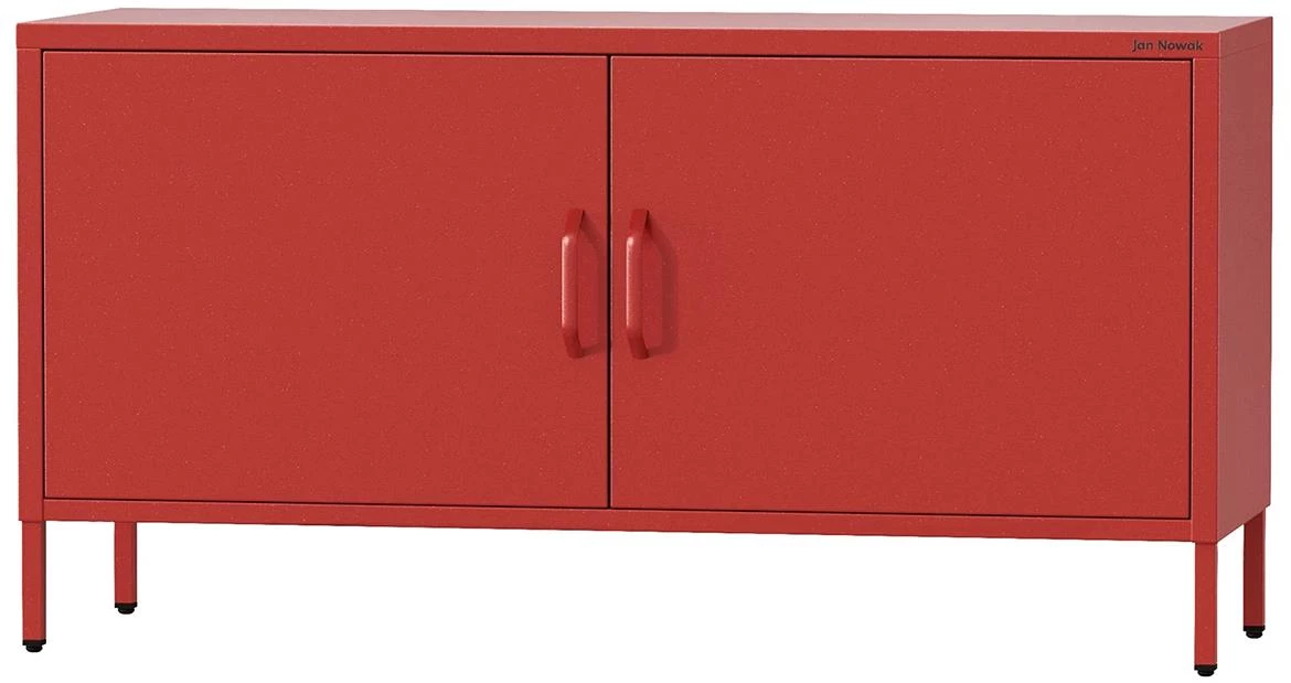 Rosa Moderni crvena metalna TV komoda 115X40X59,5