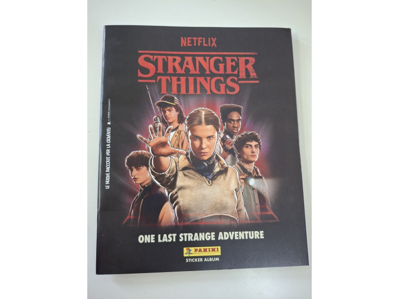 Stranger Things Panini prazan album Made in Italy
