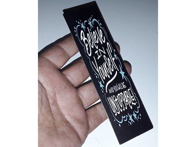 Obeleživač stranica, Bookmarker. 15 x 4 cm.