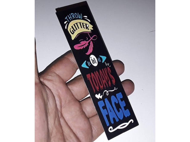 Obeleživač stranica, Bookmarker. 15 x 4 cm.