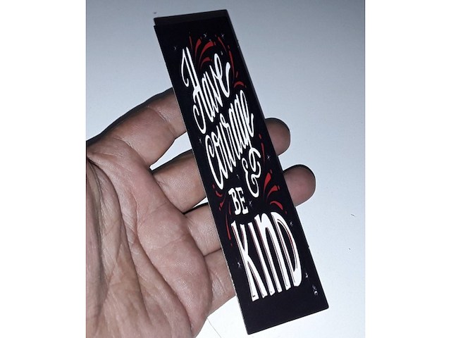 Obeleživač stranica, Bookmarker. 15 x 4 cm.