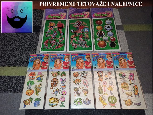 EX YU privremene tetovaze 1980` - TOP PONUDA