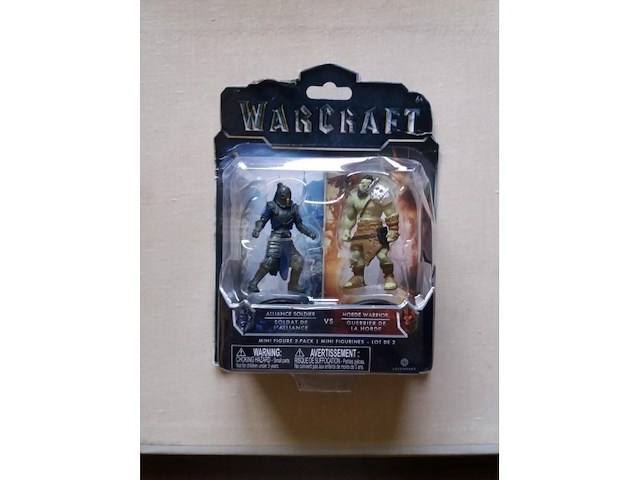 Warcraft - Alliance Soldier vs Horde Warrior NOVO