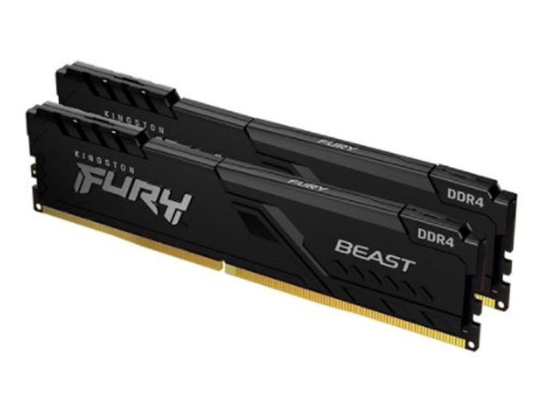 KINGSTON FURY BEAST RGB, 32GB DDR4 (2X16GB), 3200MHZ, CL16, KF432C16BB1AK2/32