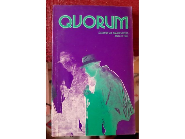 QUORUM, književni časopis br.2-3/1986