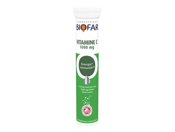Biofar vitamin C 1000mg 20 šumećih tableta