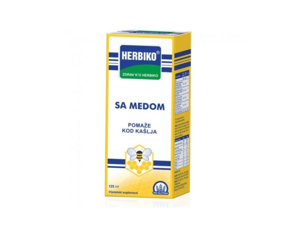 Herbiko sirup sa medom za odrasle 125ml