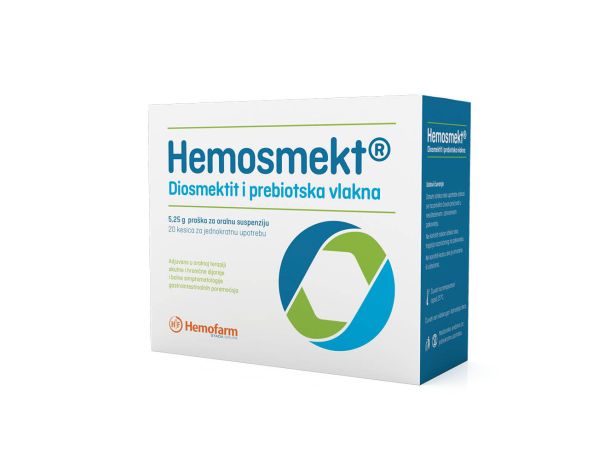Hemosmekt® prašak za oralnu suspenziju, 20 kesica