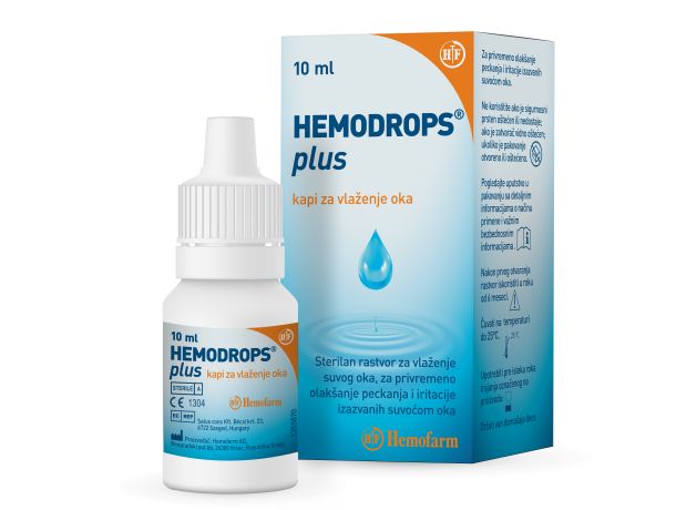 Hemodrops® plus kapi za oči, 10ml