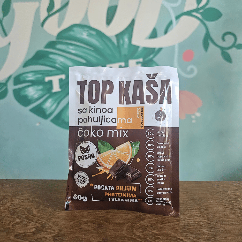 TopFood – Proteinska kaša – Čoko mix 60g
