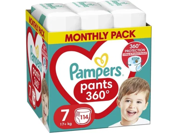 PAMPERS PELENE PANTS BOX S7 114