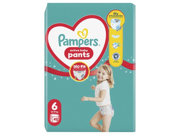 PAMPERS GAĆICE PANTS JP 6 42 KOM-NOVO