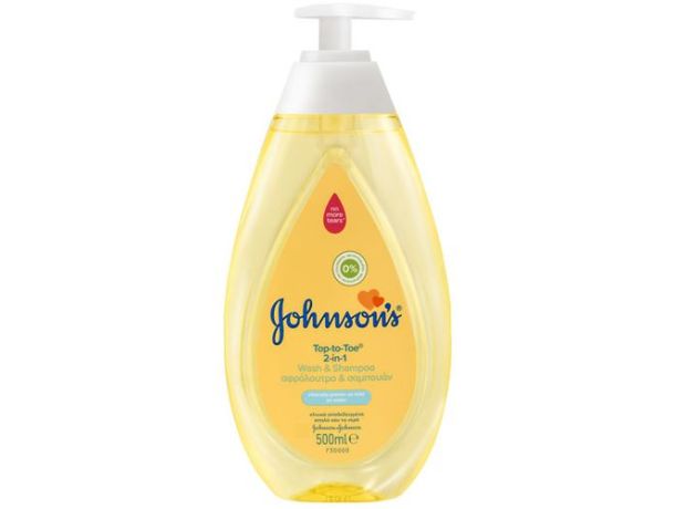 JOHNSON'S BABY KUPKA TIP TO TOE 2U1 500ml