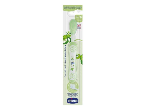 CHICCO Četkica za zube Zelena 6+meseci 69580