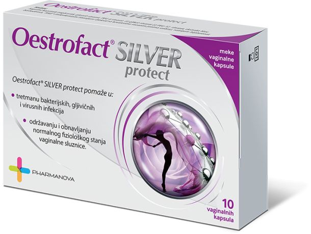 Oestrofact SILVER protect 10 vaginalnih kapsula