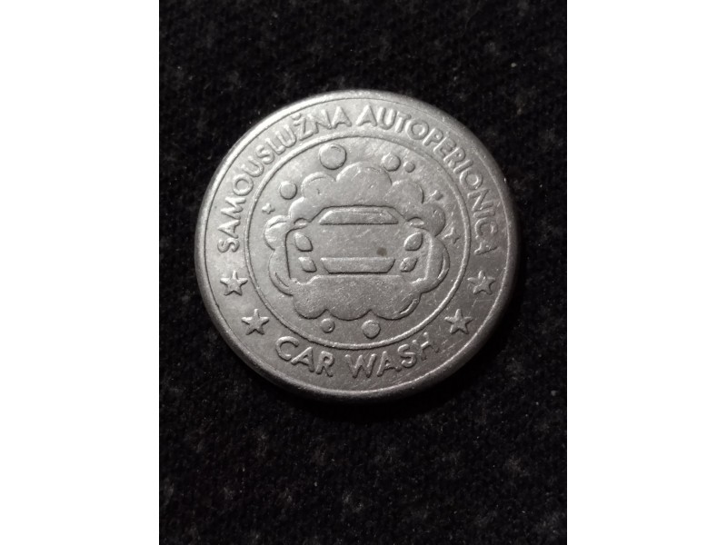 samouslužna autoperionica žeton