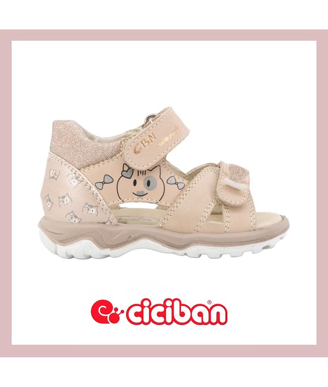 CICIBAN DEČIJE SANDALE - TEDDY / ROSA