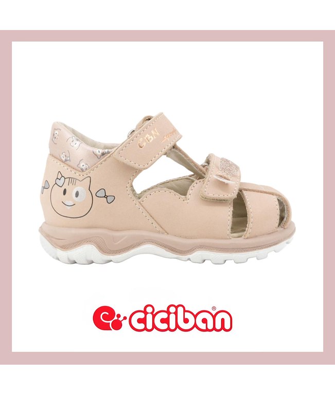 CICIBAN DEČIJE POLUSANDALE - TEDDY / ROSA