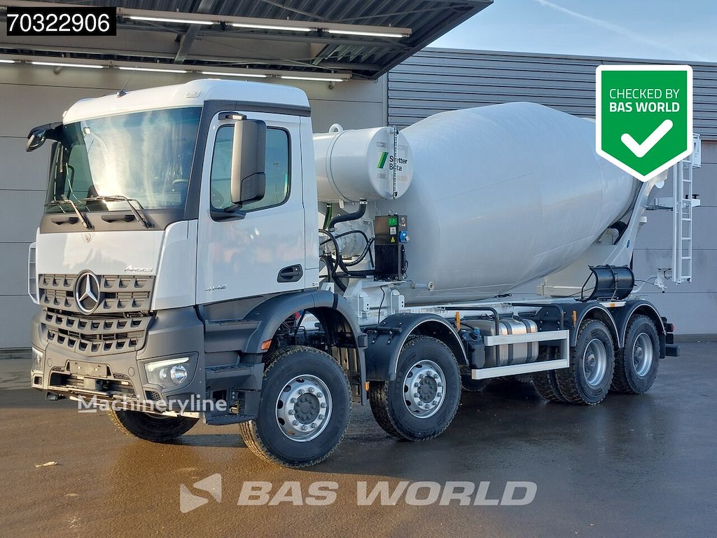Novi Mercedes-Benz Arocs 4142 8X4 NEW! 12m3 Stetter Mixer Steelsuspension Automatic kamion s mešalicom za beton