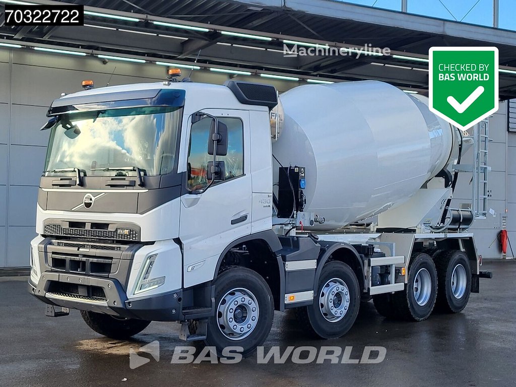 Novi Volvo FMX 430 FMX 8X4 NEW! 10m3 Mixer Steel suspension Big-Axle VEB Eu kamion s mešalicom za beton
