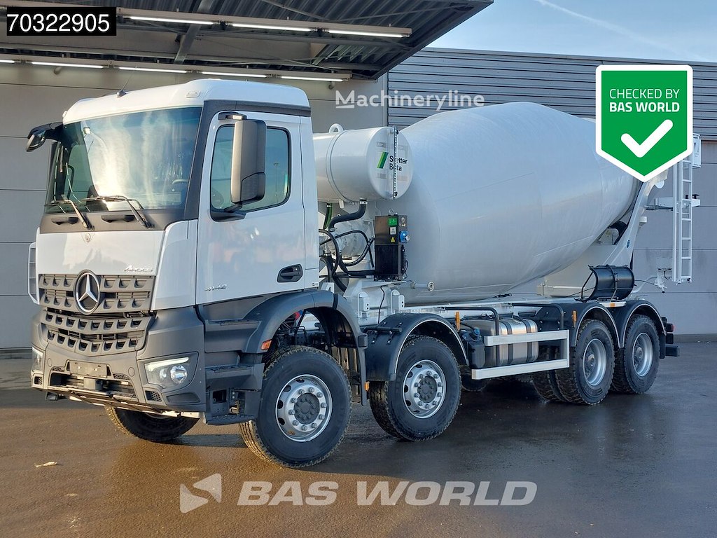 Novi Mercedes-Benz Arocs 4142 8X4 NEW! 12m3 Stetter Mixer Steelsuspension Automatic kamion s mešalicom za beton