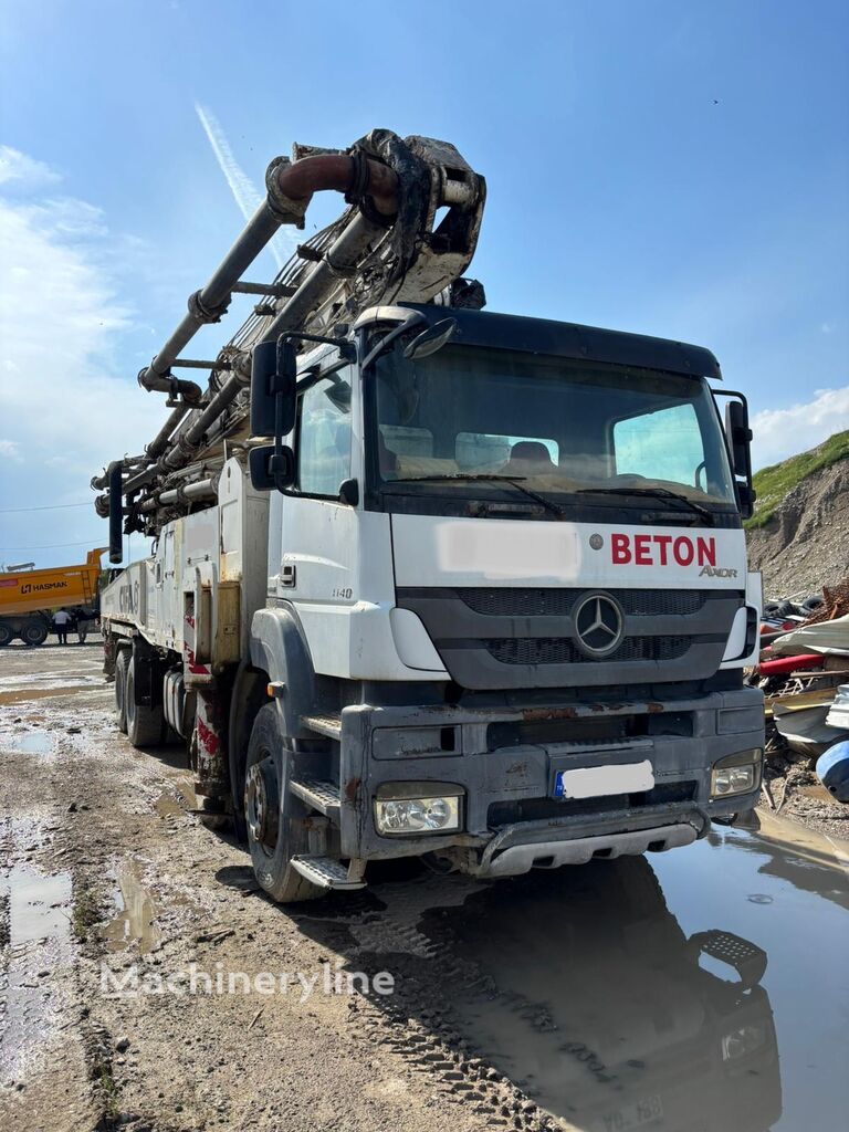 Cifa K52L na šasiji Mercedes-Benz Axor pumpa za beton