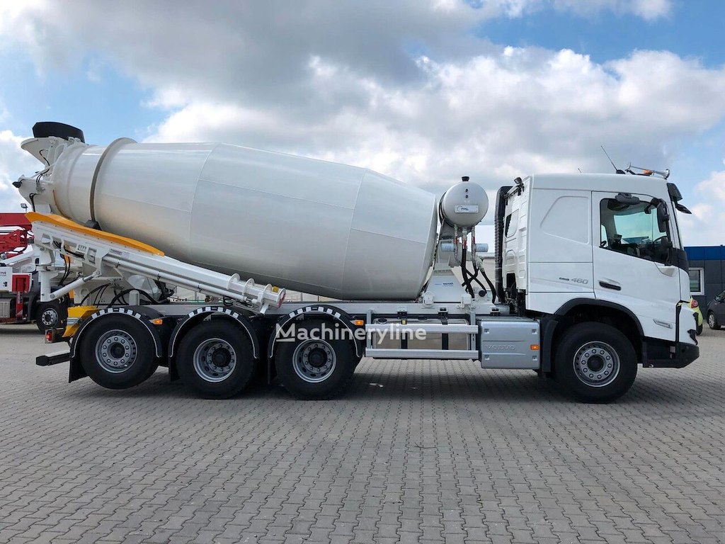 Novi FML na šasiji Volvo FMX 460 TRIDEM 8X4 FML MIXER 10 M3 HARDOX RINNE kamion s mešalicom za beton