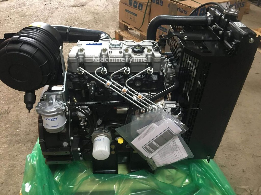 Perkins 404-22 IOPU Engine with Radiator motor za građevinske mašine
