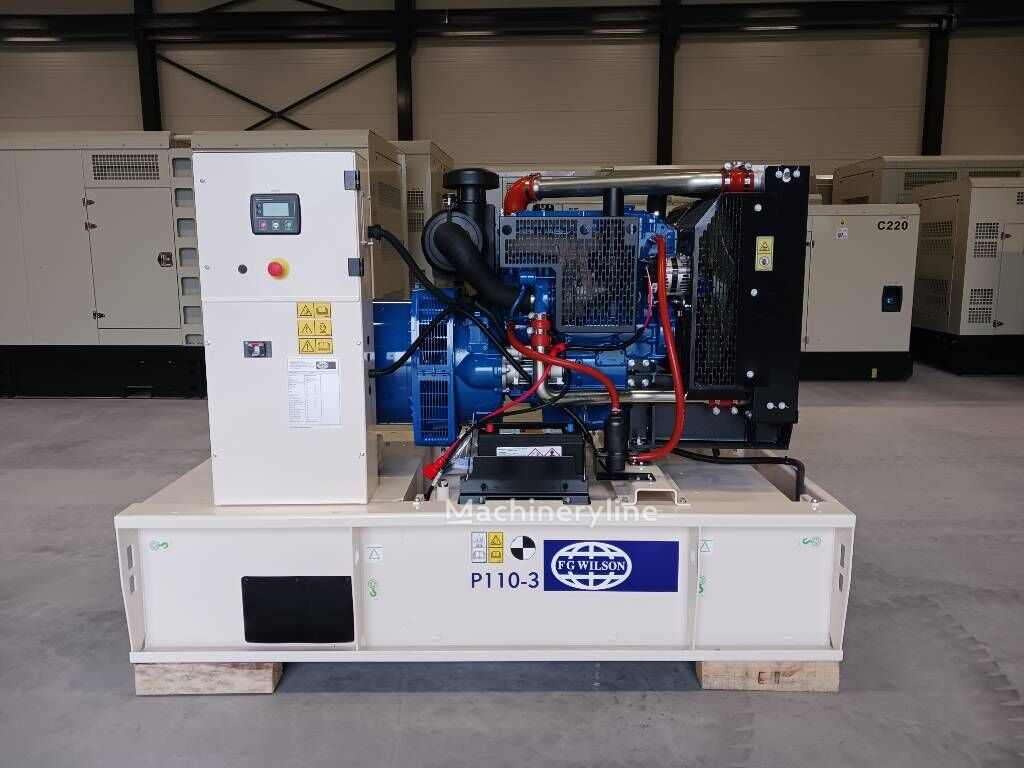 Novi FG Wilson P110-3 - 110 kVA Open Genset - DPX-16008-O diesel generator
