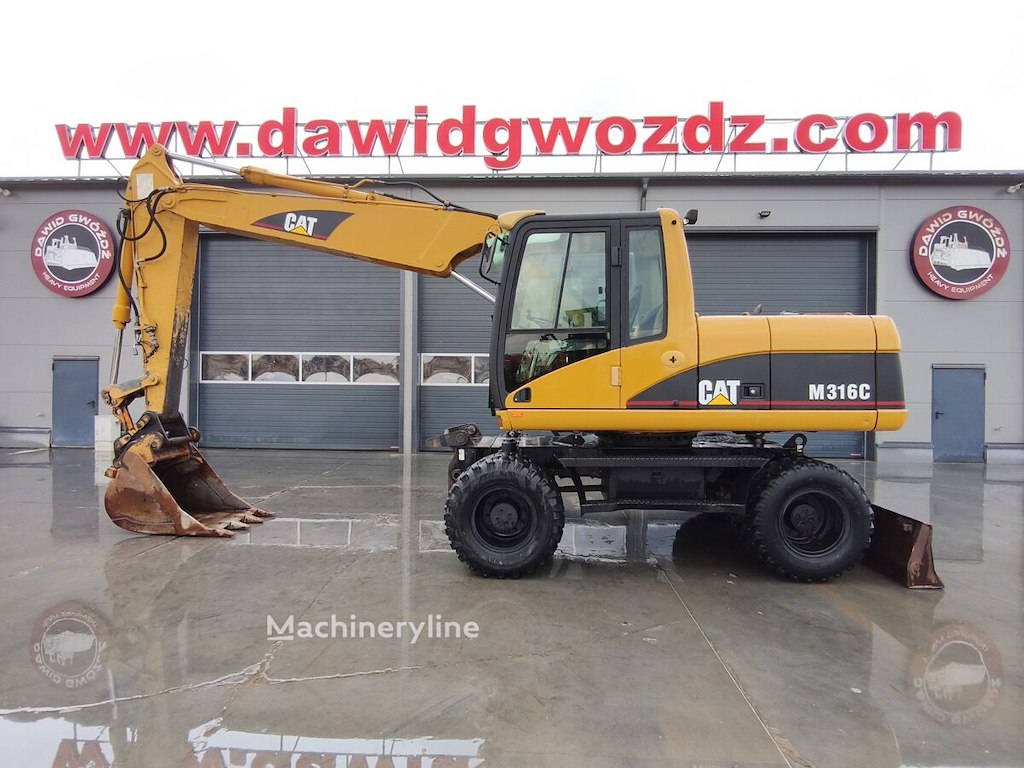 Caterpillar M316C bager točkaš