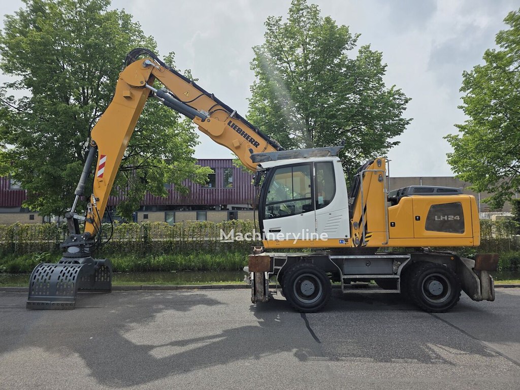 Liebherr lh 24 overslagkraan liebherr lh 24 waste handler bager za pretovar
