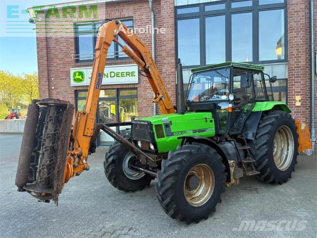 Deutz-Fahr dx 6.06 + gödde mähausleger traktor točkaš