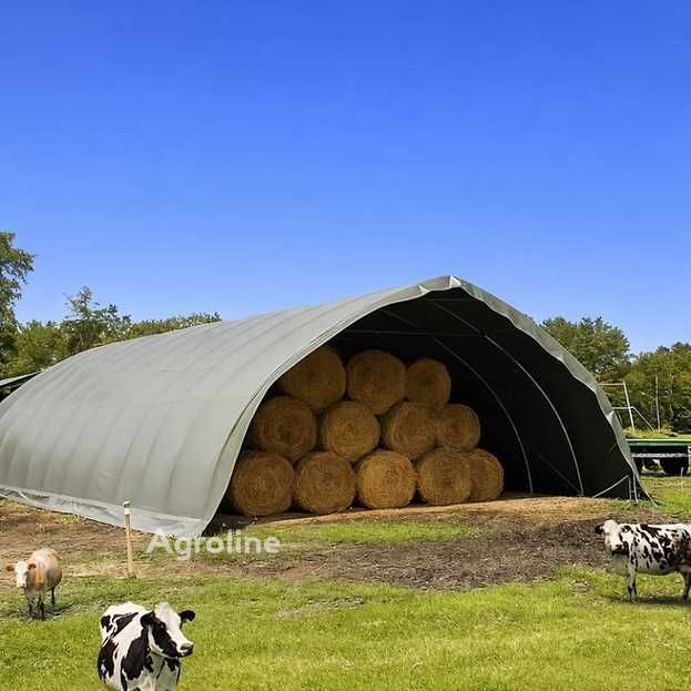 Cort industrial semirotund šatorski hangar