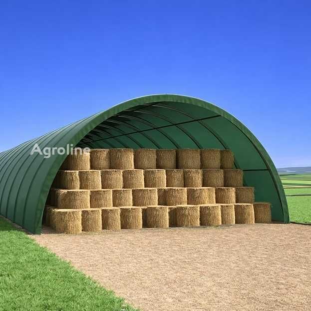 Cort industrial semirotund 12.2 x 18.3 m šatorski hangar