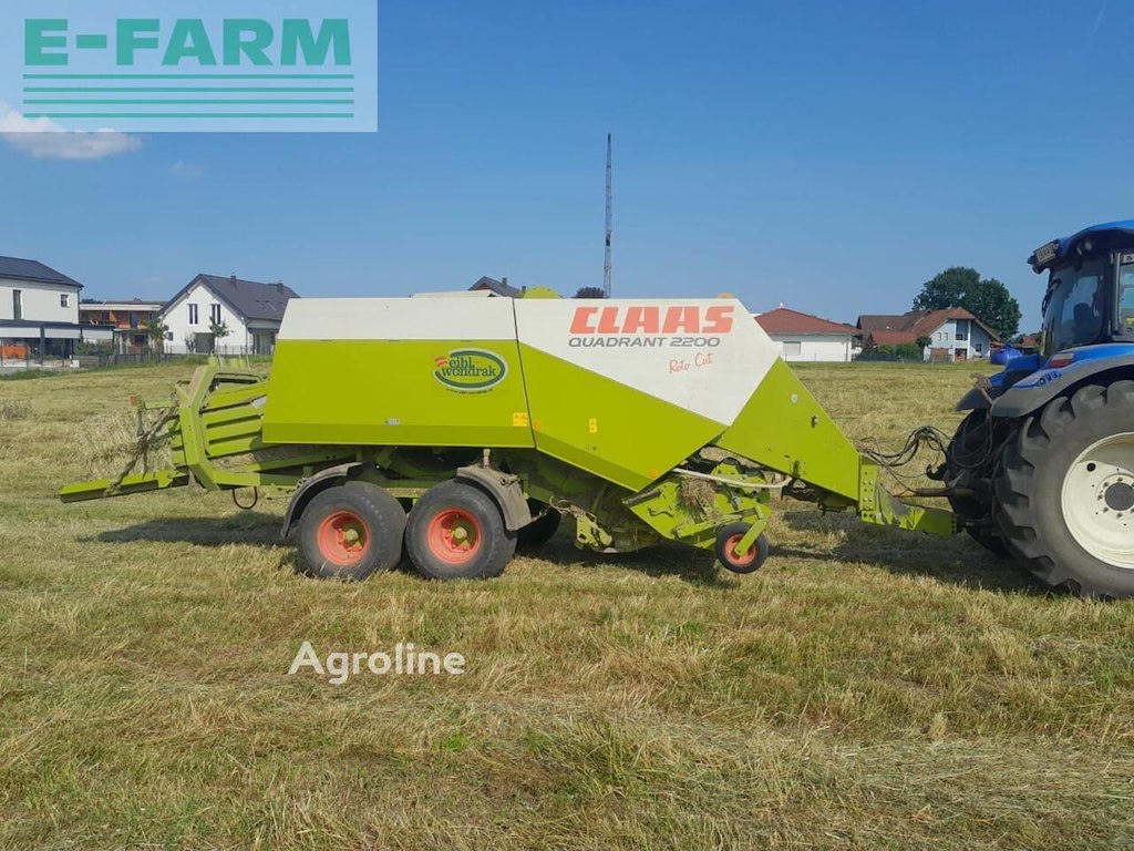 Claas quadrant 2200 rc balirka za četvrtaste bale