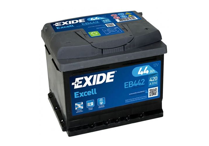 Exide 44Ah Excell D+ 420A EB442