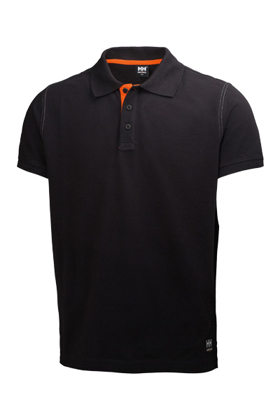 HH OXFORD POLO PAMUČNA MAJICA KRATKI RUKAV CRNA, VEL.XXXL