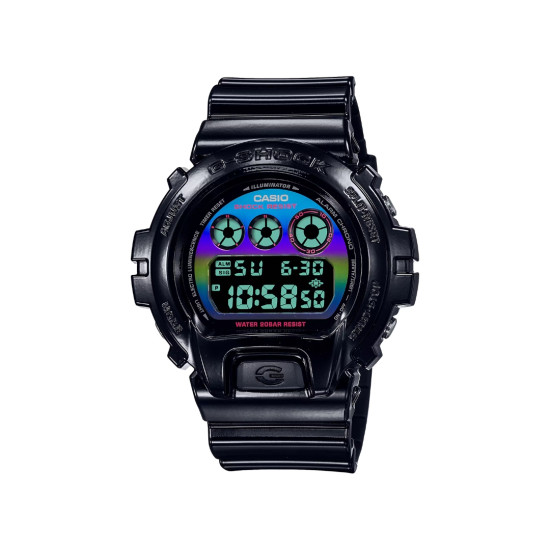 G-SHOCK DW-6900RGB-1 muški sat Virtual Rainbow Digital Multicolor Desing 20ATM 50mm