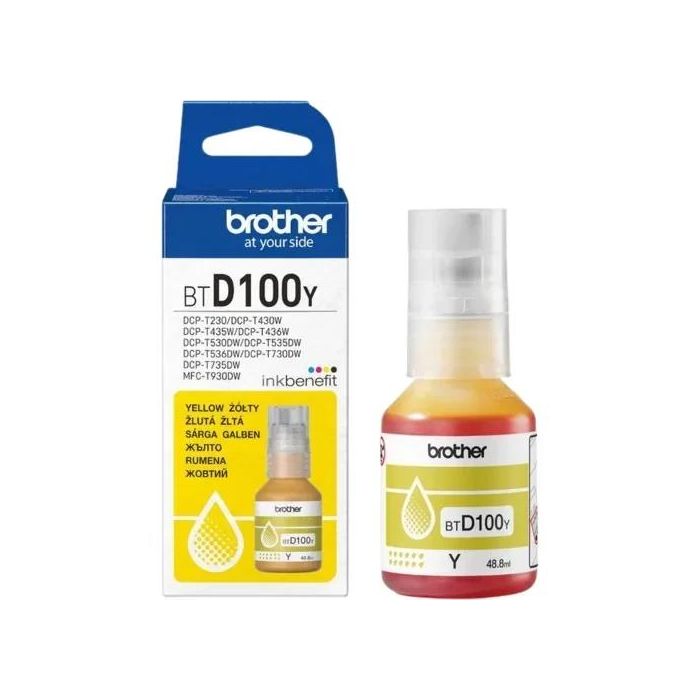 Kertridž Brother BTD100Y Ink bočica Yellow 5K