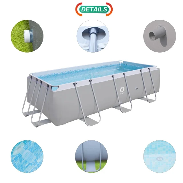 Avenli Porodični Frame bazen 400x207x122 SET sa merdevinama, pumpom, čeličnom konstrukcijom