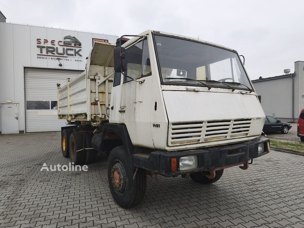Steyr 1491-MAN, Full Steel 6x6, Manual Pump kiper