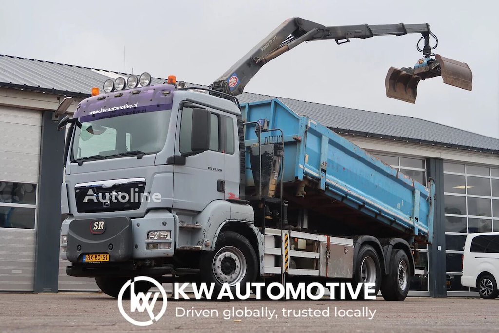 MAN TGS 26.320 6X2-4/ HMF 1643 Z CRANE/ kiper