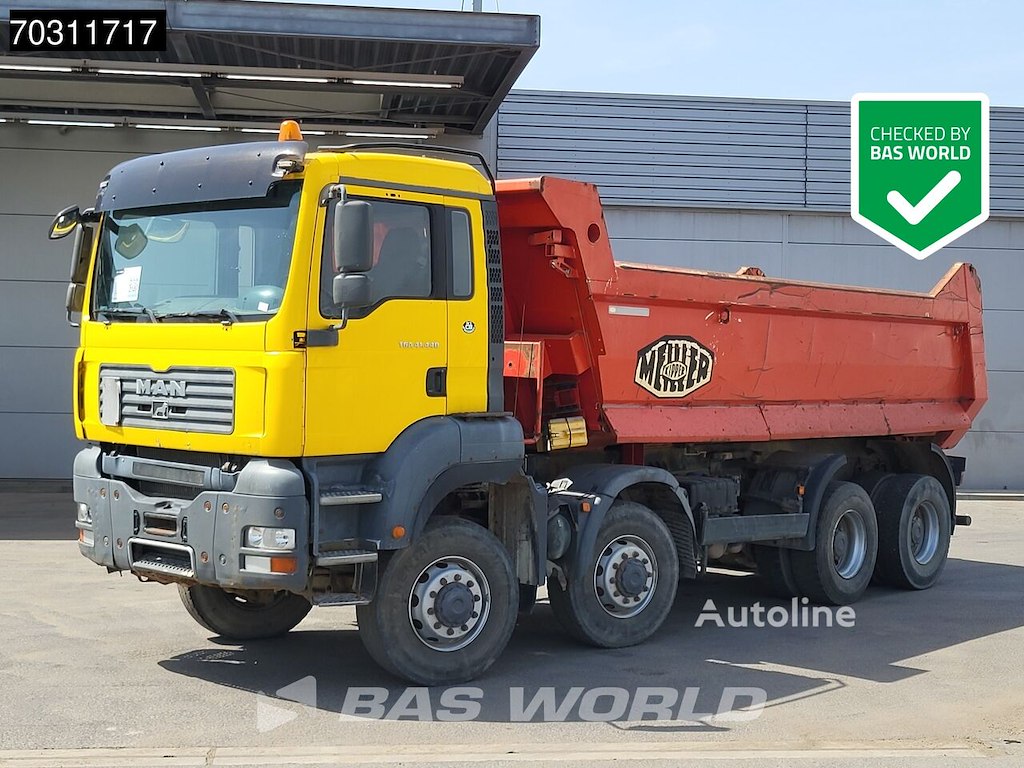 MAN TGA 41.440 TGA 8X8 8x8 18m3 Meiller tipper Steelsuspension Big-A kiper