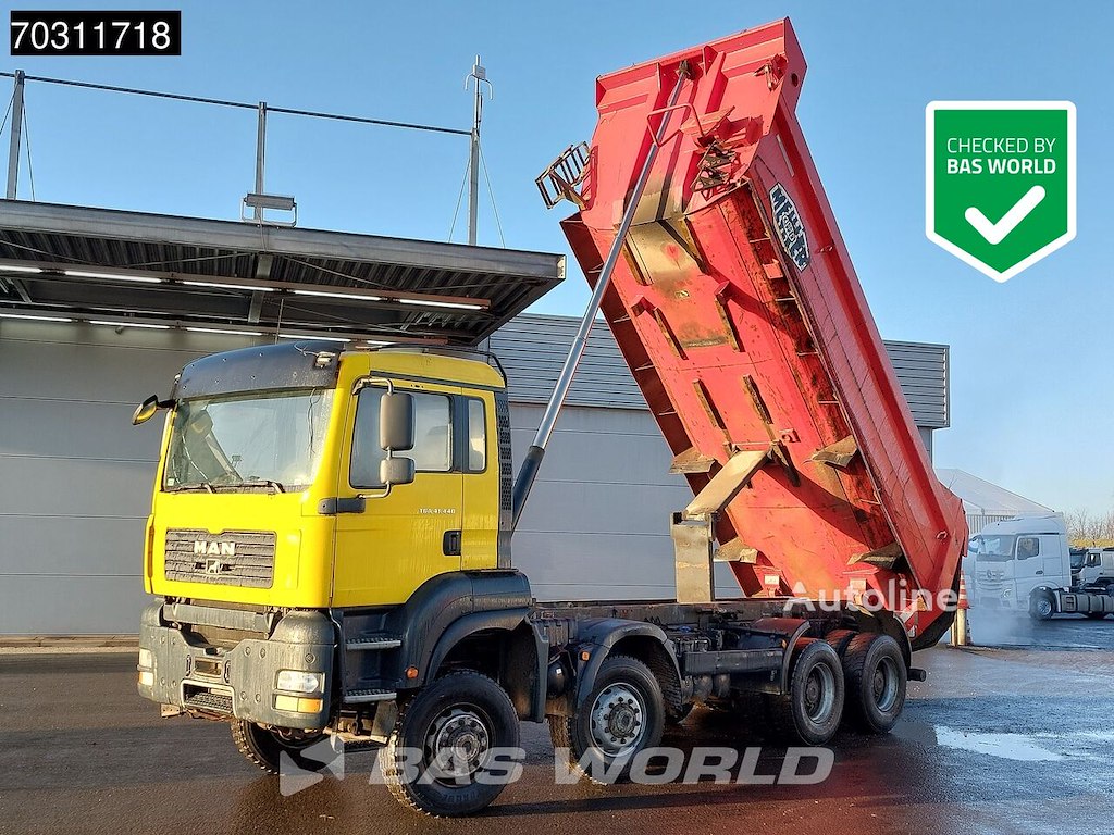 MAN TGA 41.440 TGA 8X8 8x8 18m3 Meiller tipper Steelsuspension Big-A kiper