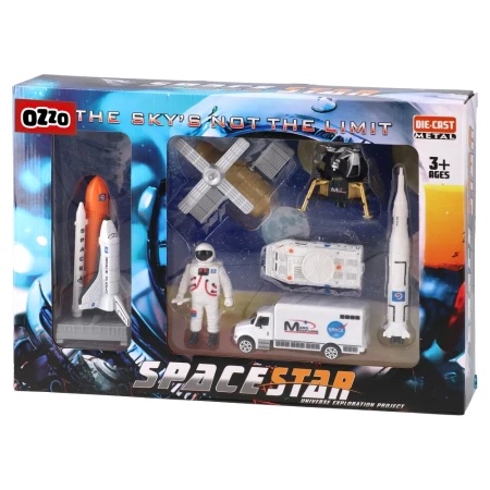 Ozzo diecast spacestar igračka set svemirskih vozila ( 861358 )
